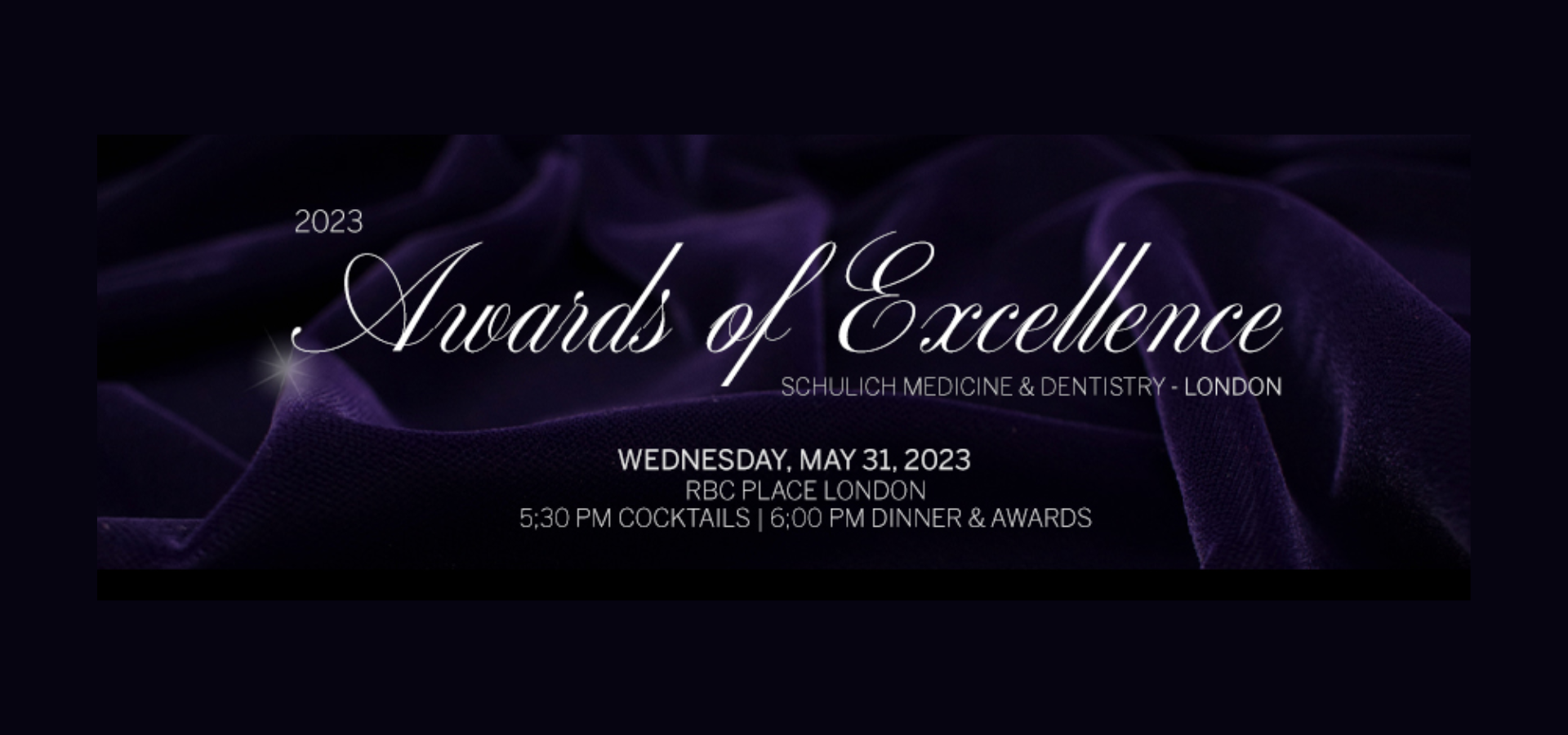Schulich Medicine & Dentistry Awards of Excellence 2023 | London ...